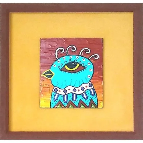 Yellow Fairy Tale Bird, Ayse Cetkin | Arthipo